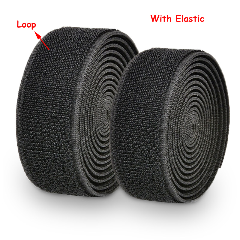 1meter Elastic Hook And Loop Fastener Tape Nylon Elastic Band No ...