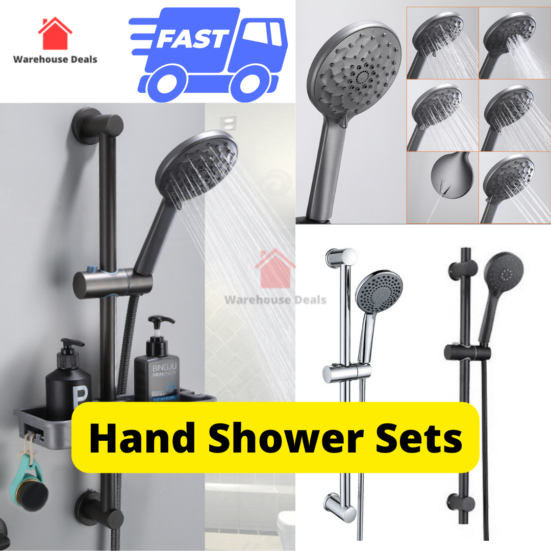 Hand Shower Set With Shower Head and Shower Bar High Pressure | Lazada ...