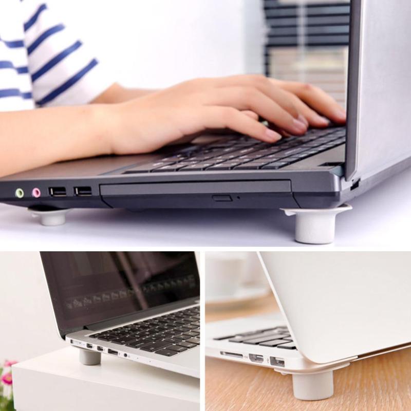 【New arrival】4 Pcs/set Laptop Feet Stand Holder Heat Reduction Pad ...