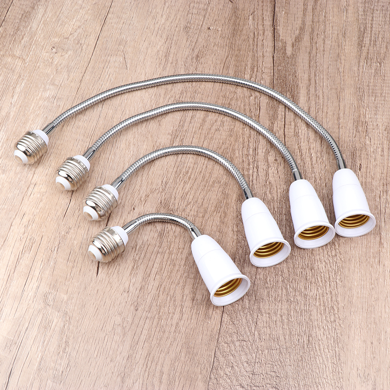 18CM 28CM 38CM 48CM Flexible E27 To E27 LED Bulb Extension Lamp Holder ...