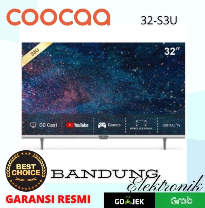 LED COOCAA 32S3U Bezel-Less Smart TV Digital 32 inch / 32 S3U NEW ...