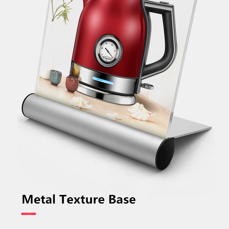 A6 10x15cm Countertop Acrylic Sign Holder Stand QR Payment Board Menu ...