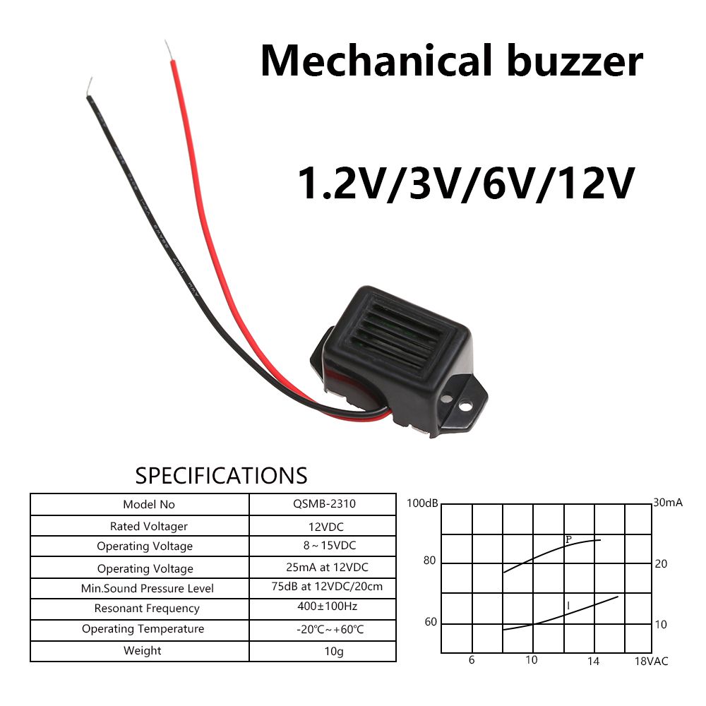 1pc Mini 33.5*15mm 85dB Sound Beeper Constant Tone Electronic Buzzer ...
