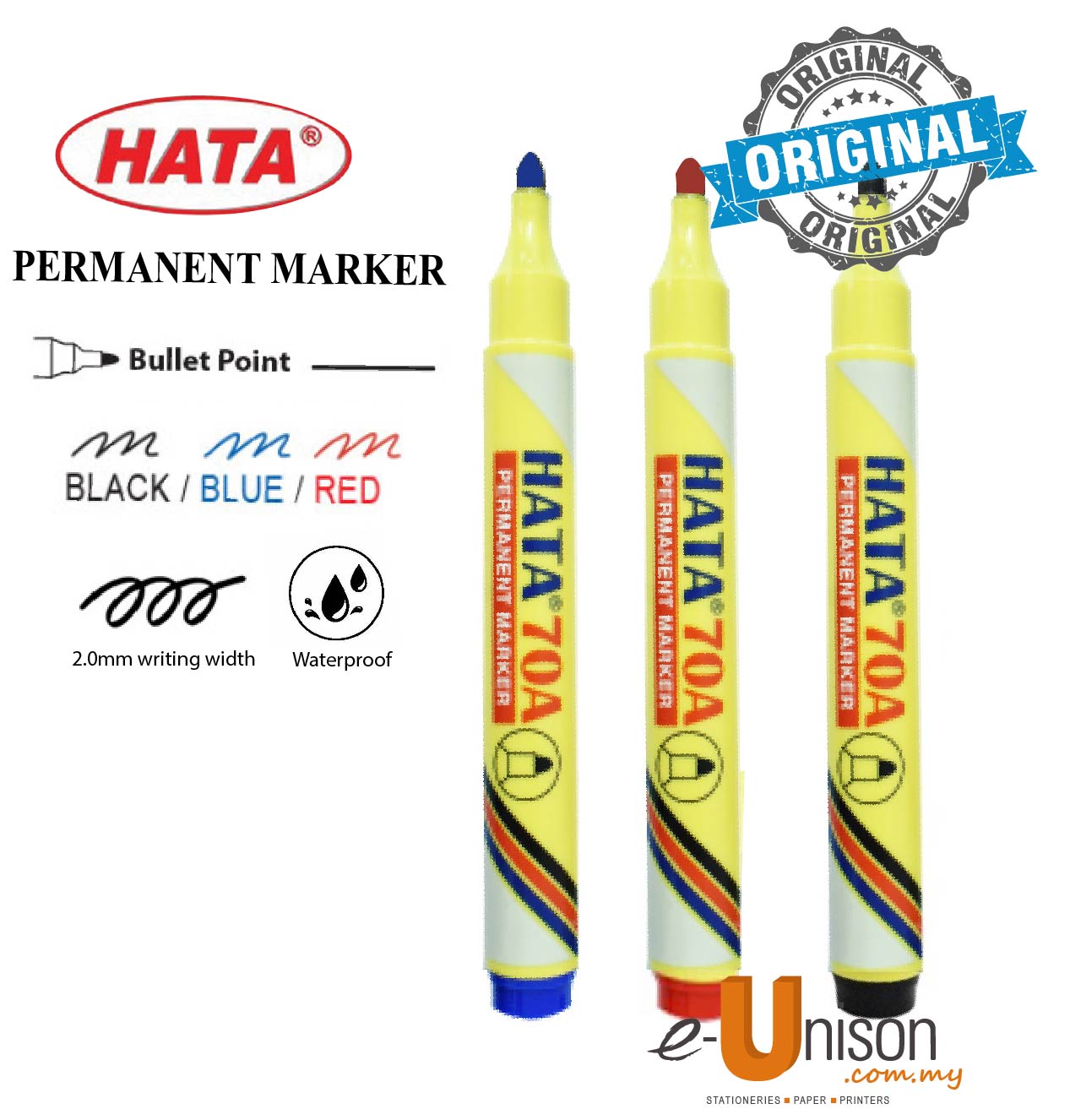 Hata Permanent Marker 70A | Lazada