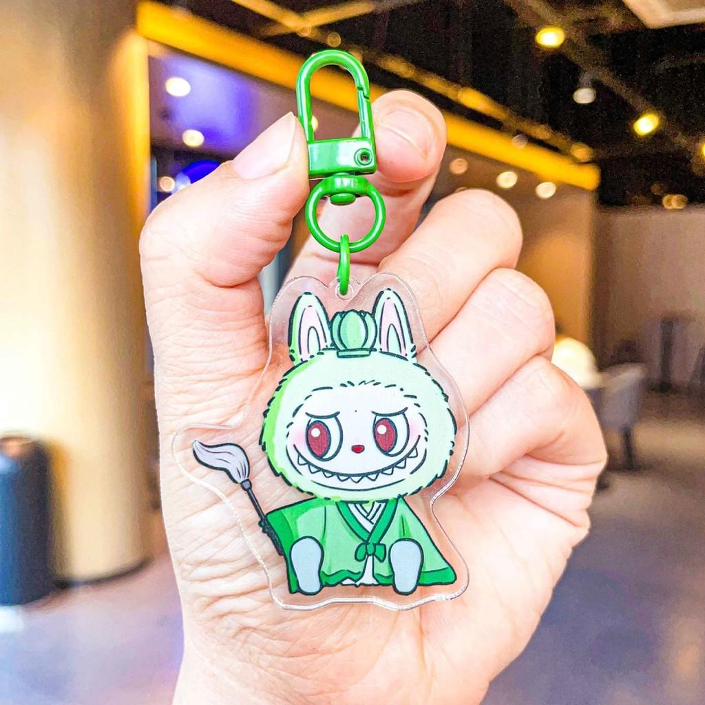 FG Labubu Little Sheep Keychain Cute Acrylic Car Schoolbag Personality ...