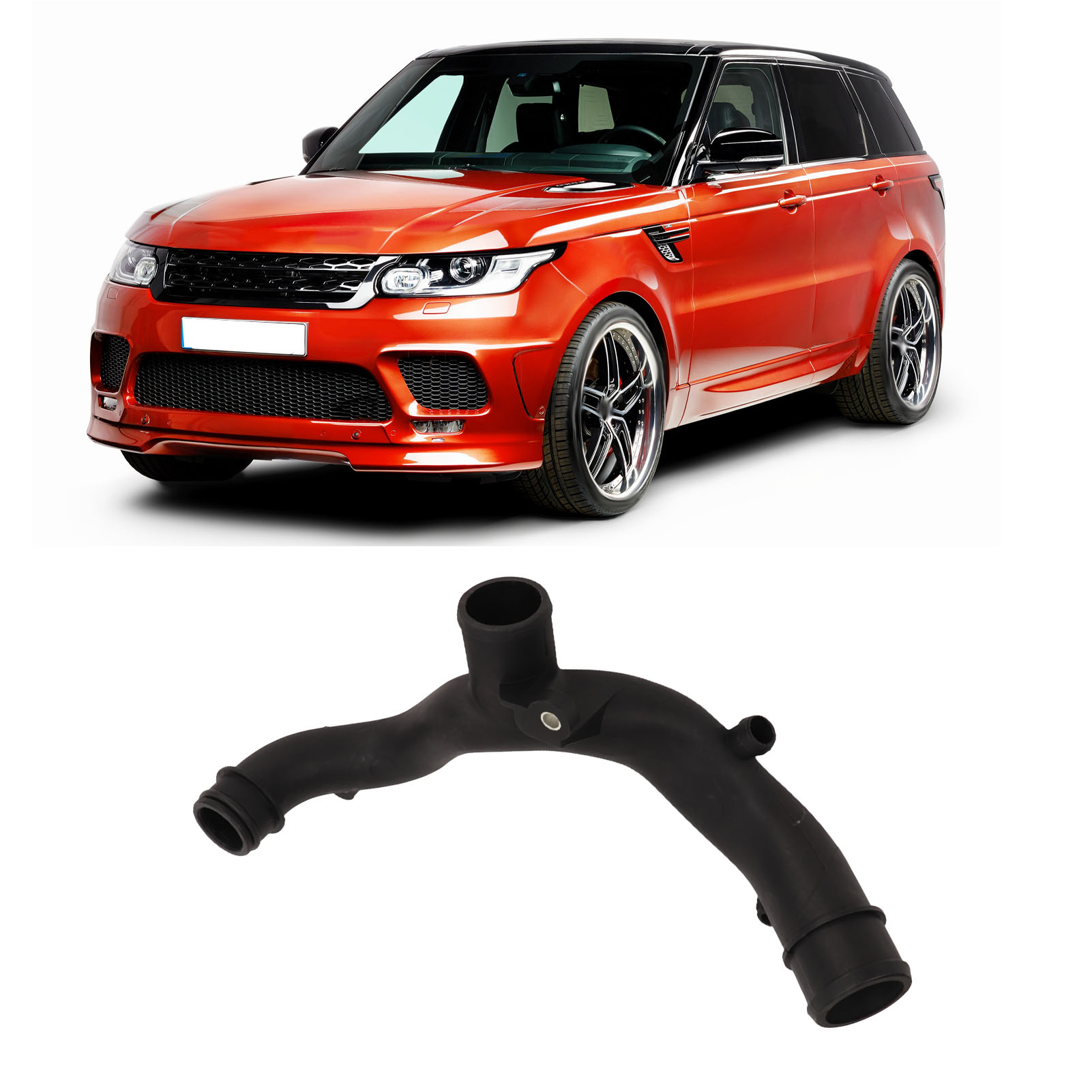 Coolant Water Outlet Pipe LR090630 Engine Water Coolant Pipe OEM ...