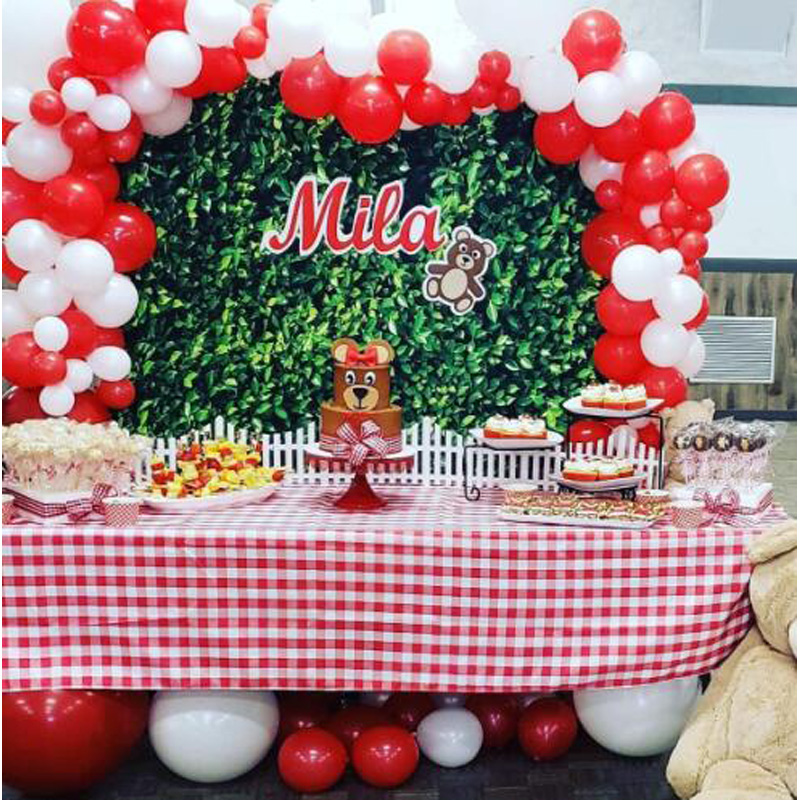 Green Leaves Backdrop Natural Lawn Party Photography Backdrop Birthday ...