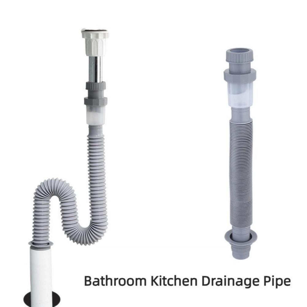 Flexible Expandable Drainage Pipe Odor-proof Transparent Design ...