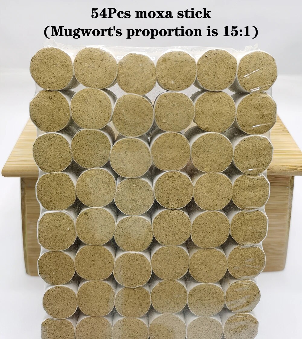 BeliefMelief Profesional Wooden Moxibustion Box Moxa Stick Mugwort Moxa ...