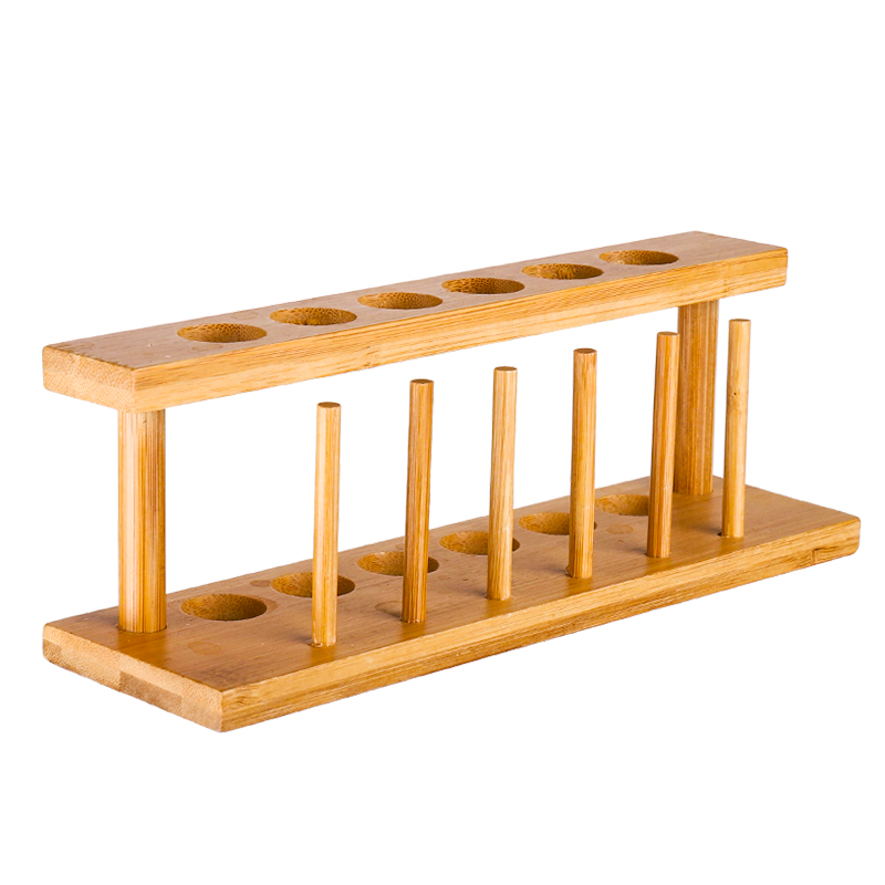 Wooden Rack With Glass Test Tubes Labs Premium Wooden Test Rack | Daraz.lk