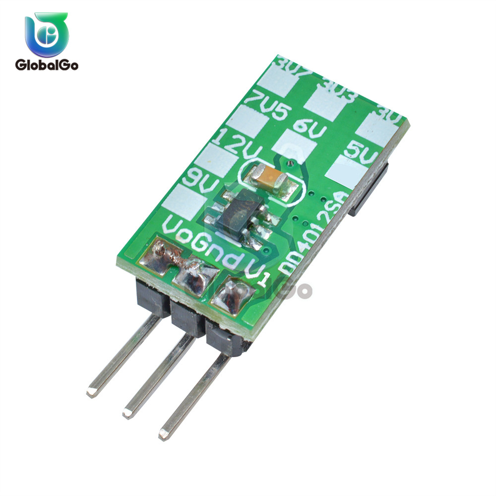DD4012SA 1A DC 5V 6V 9V 12V 24V to DC 3.3V 5V DC-DC Step-Down Buck ...