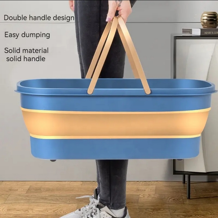 Proclean Household Mop Bucket MB-9814_ Folding Cleaning Foldable Bucket ...