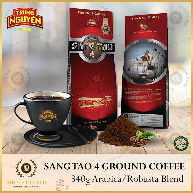 Sang Tao 4 -340g trung Nguyen ground coffee ~ Arabica, Robusta, Excelsa ...