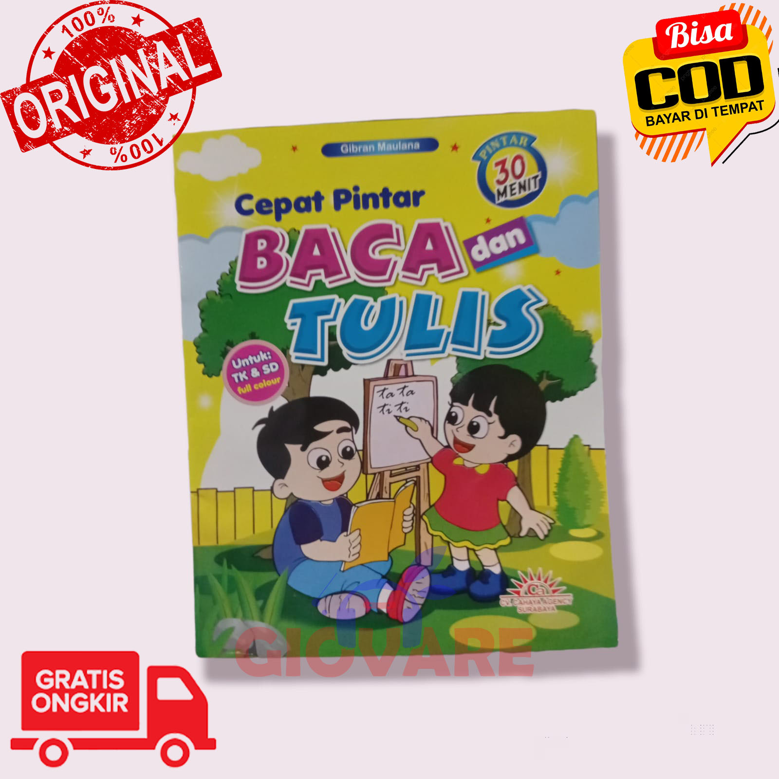 Buku Cepat Pintar BACA dan TULIS untuk TK dan SD Pintar 30 MENIT PAUD ...