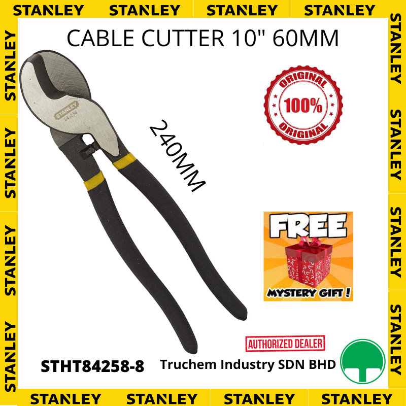 100% Original Stanley Cable Cutter 10" For Electric Cable Cutting and ...