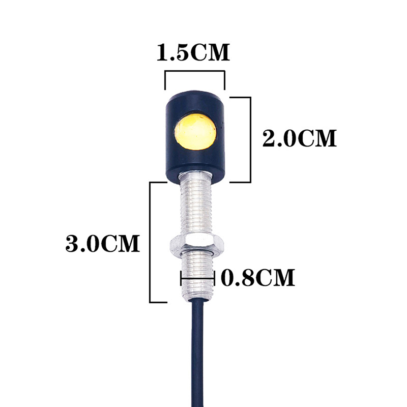 LED Motorcycle Super Bright License Plate Bolt Screw Tail Light Brake ...