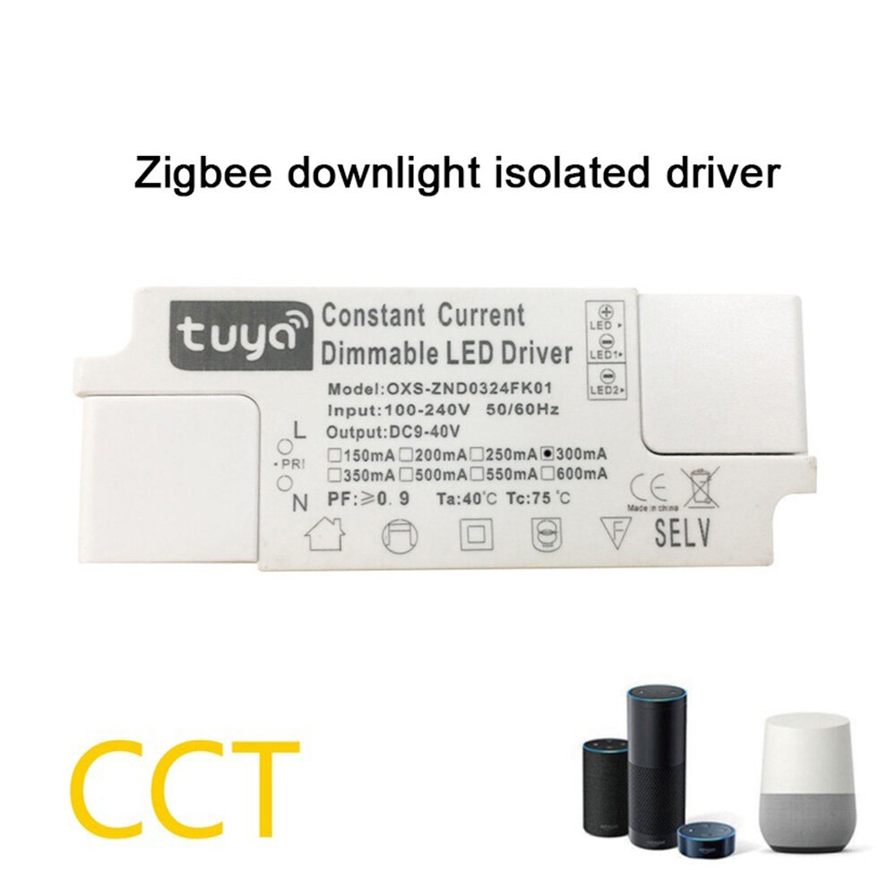 Tuya Smart LED Driver Dimmable 5W 7W 10W 12W Zigbee 3-Way Dual Color ...