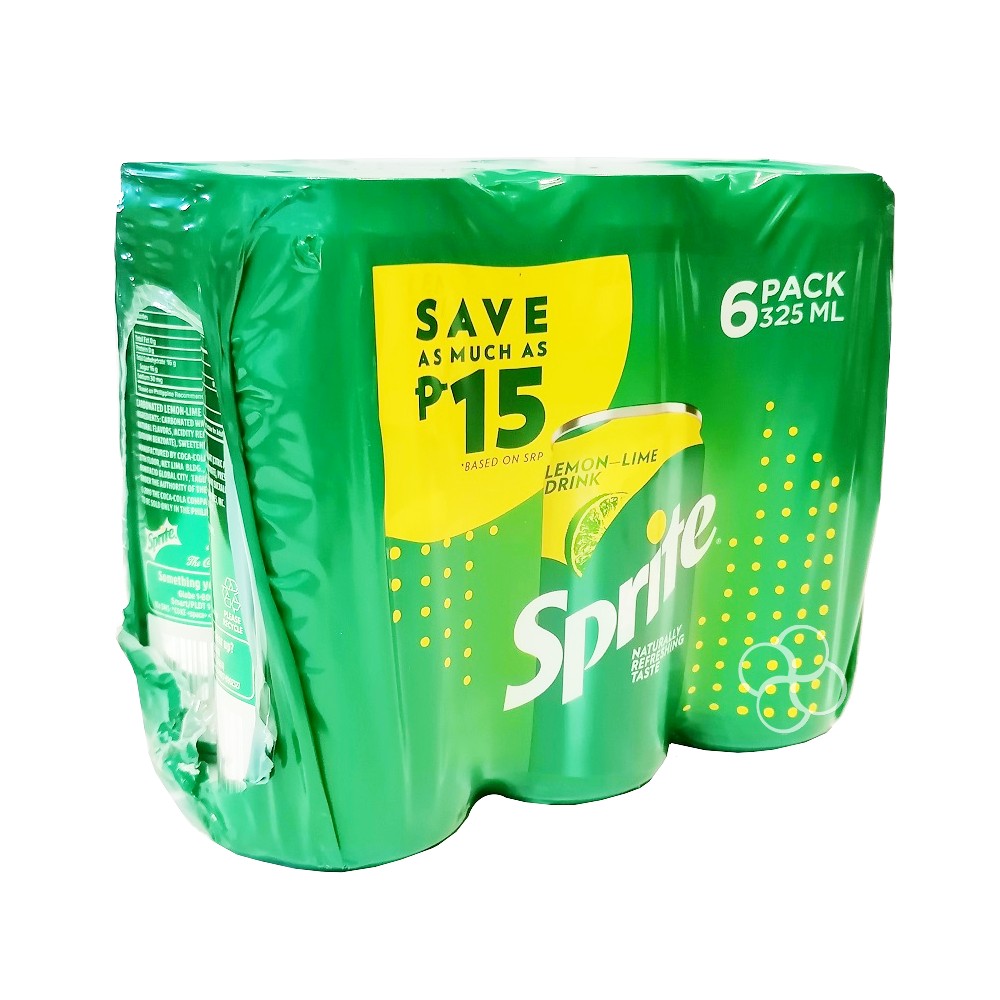 Sprite in Can 6 x 325mL | Lazada PH