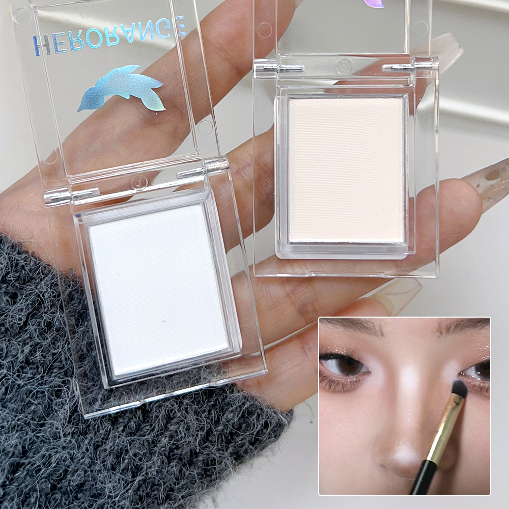 Matte White Highlight Palettes Waterproof Long Lasting Brightening ...