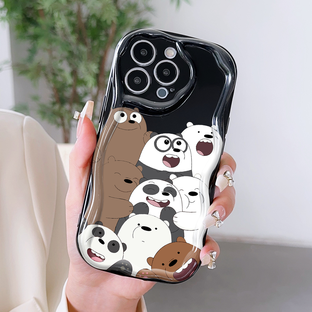 Hotinga for Infinix Note 50 4G Note 50 Pro 4G Back Cover Cute Bears ...