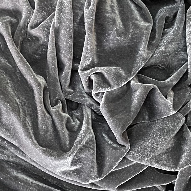 TELA MANILA Velvet per Yard Fabric Tela Cloth Stretchable Plain ...