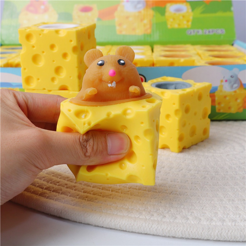 Squeeze Squishy Toy Cute Cartoon Rat Picture Helps Relieve Stress for ...