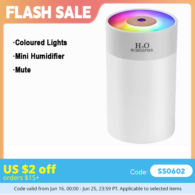 【Seasonal Sale】 Luminous Humidifier Household Desktop Small Water Spray ...