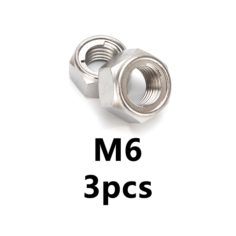 304 Stainless Steel Hex Lock Nut Self-locking Locknut Hexagon Head Locking Nut M3 M4 M5 M6 M8 ...