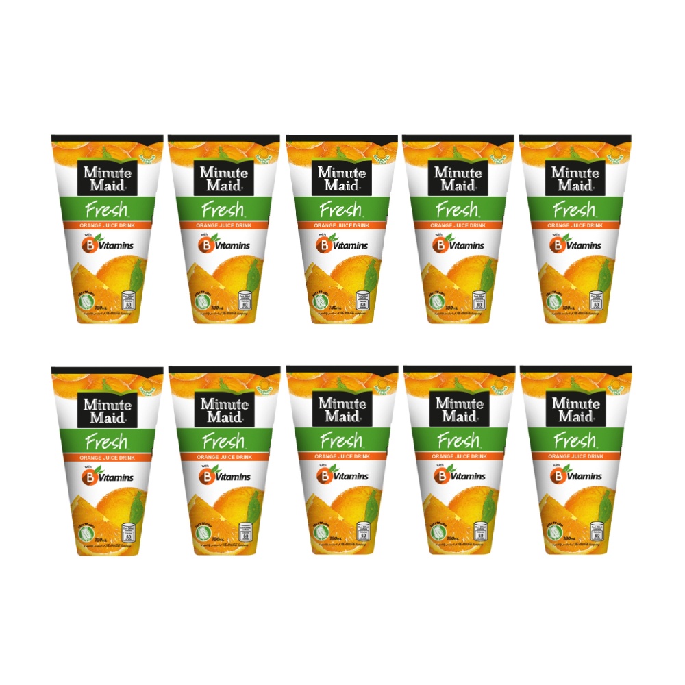 Minute Maid Fresh Orange 10 Pieces 180mL | Lazada PH