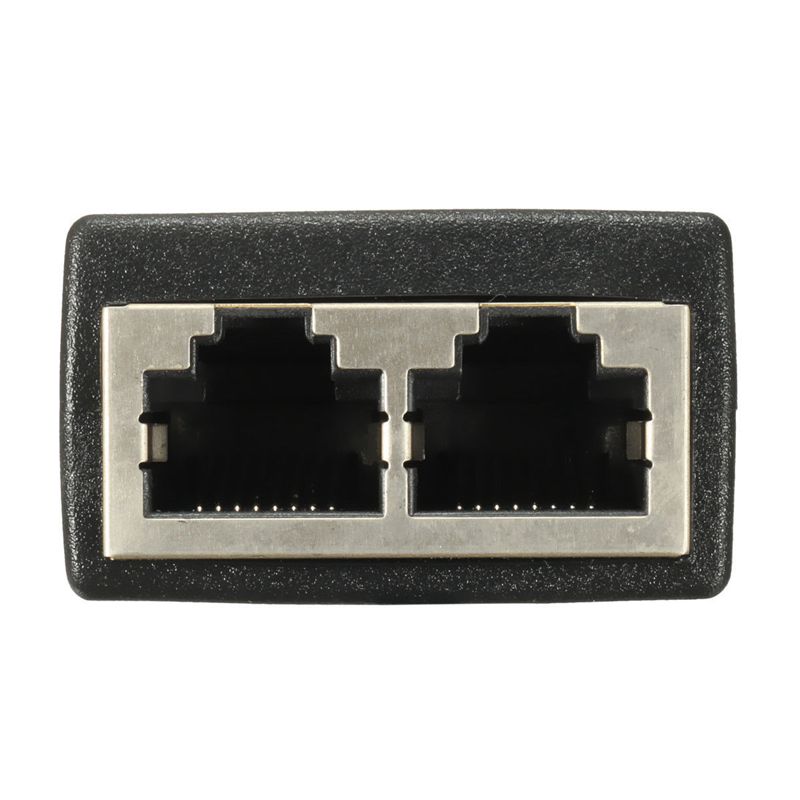 2 Port RJ45 Splitter Adapter LAN Network Ethernet Extender Connector ...