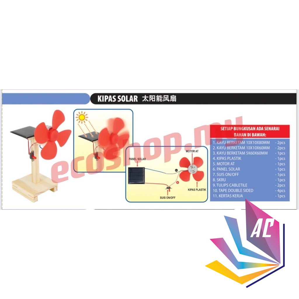 Projek RBT Tahun 5 - DIY Kipas Solar - Solar - Reka Bentuk - Sekolah ...