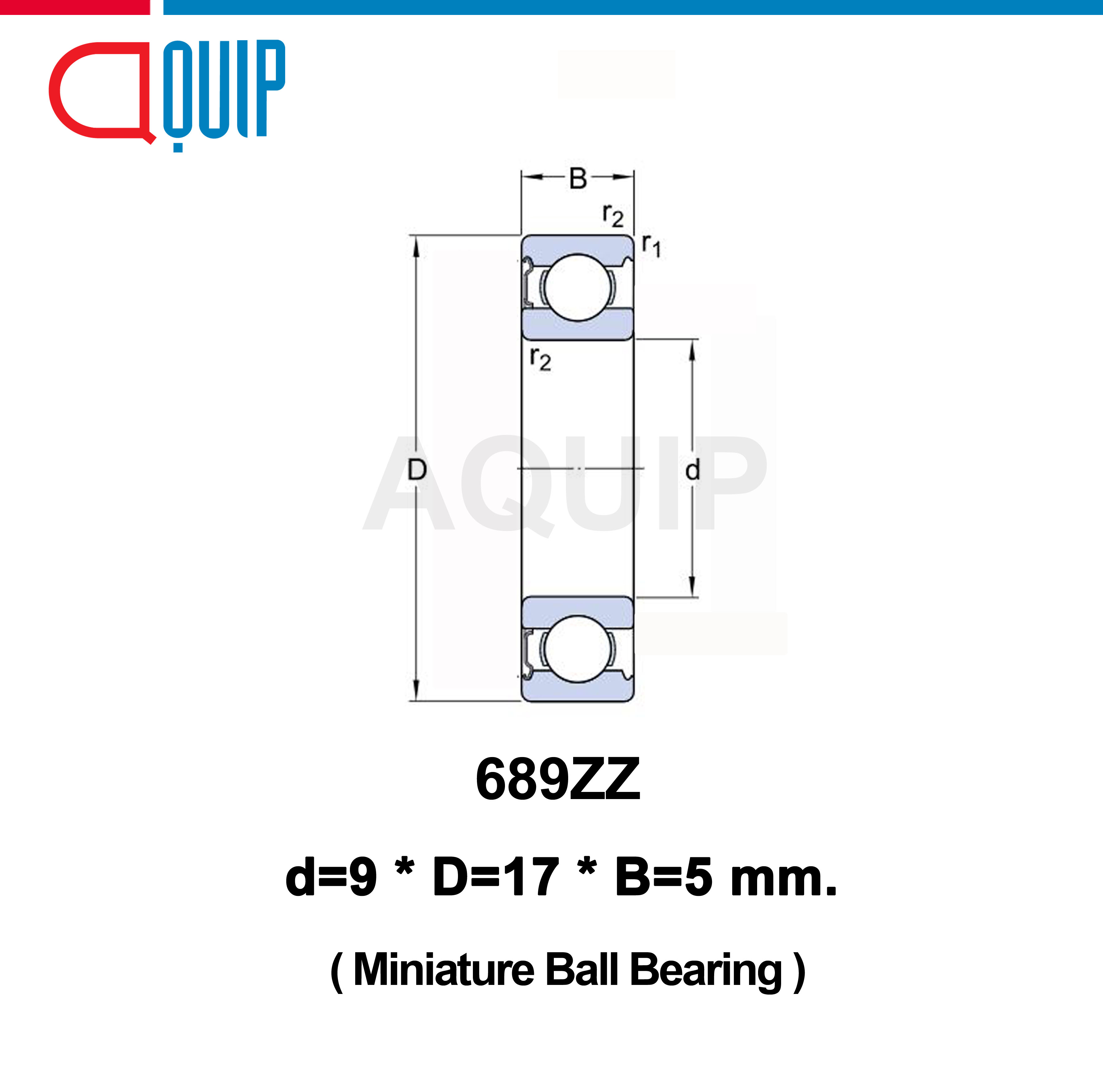 SBC 683ZZ 684ZZ 685ZZ 686ZZ 687ZZ 688ZZ 689ZZ ตลับลูกปืนเม็ดกลม ร่องลึก ...