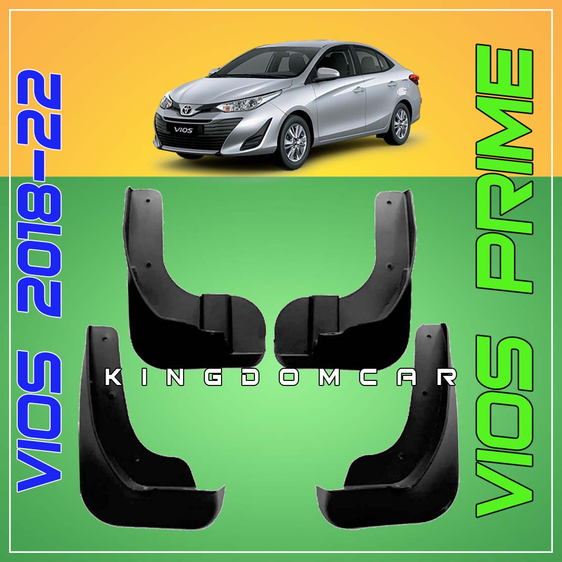 Mudguard for Toyota Vios 2018 2019 2020 2021 2022 | Lazada PH