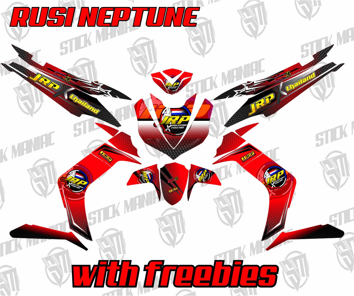 Rusi Neptune decals,Jrp Decals | Lazada PH