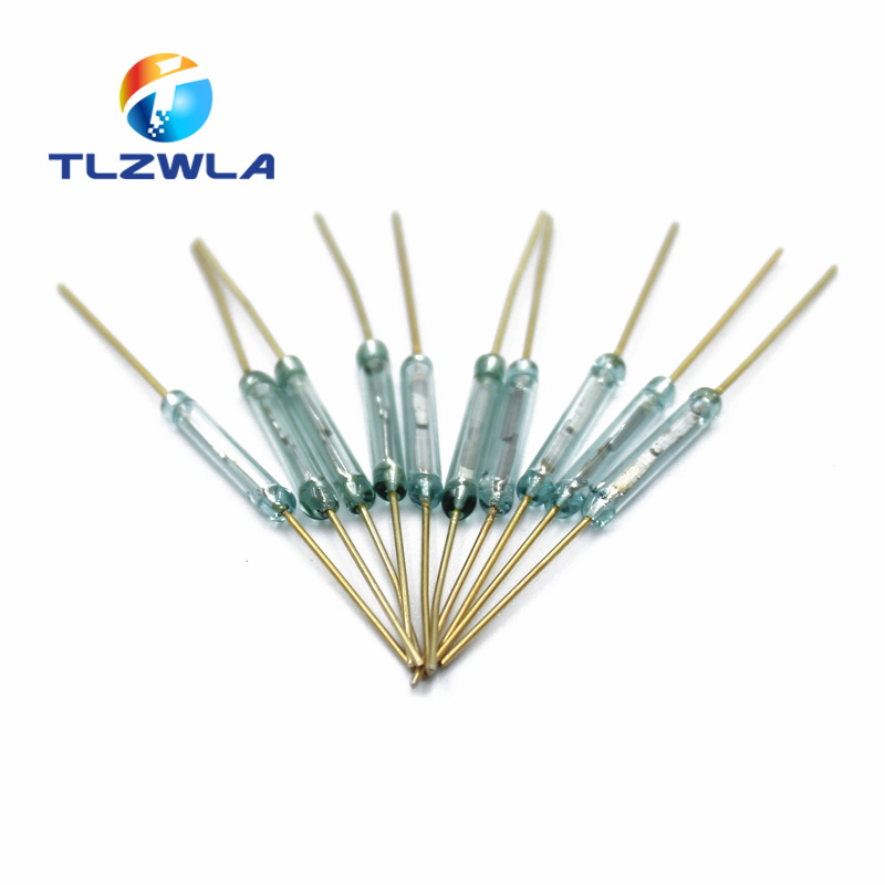 【TopazTrove】10Pcs MKA14103 2*14MM 2x14 Reed switch Normally Open ...