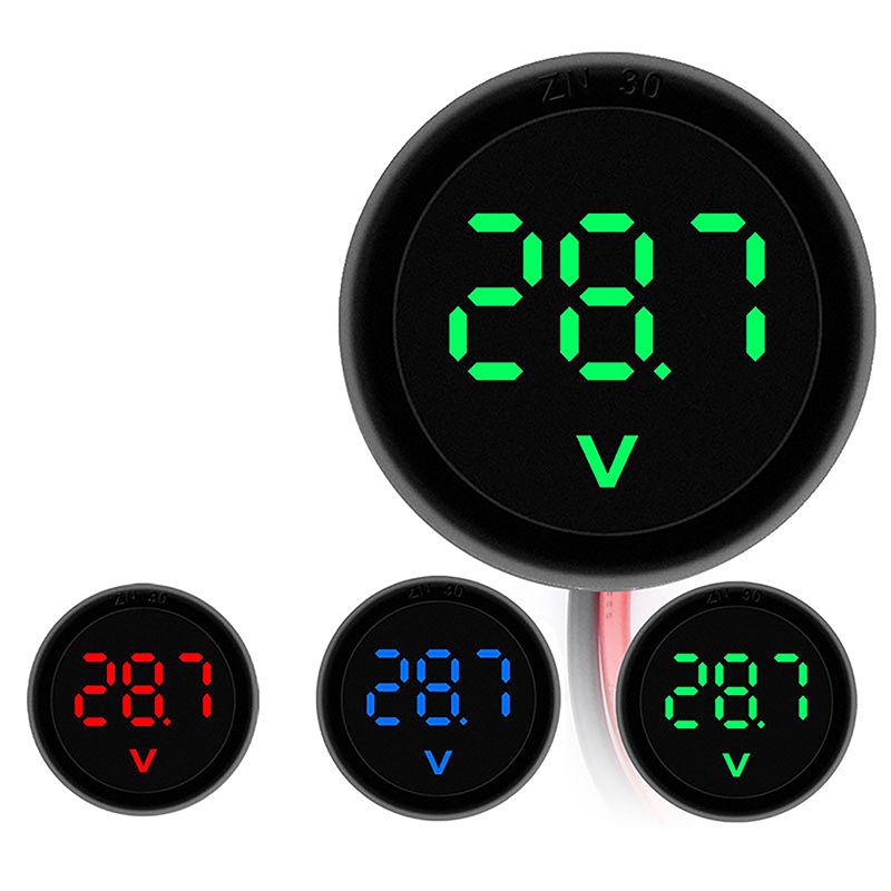 Digital Voltmeter 2-wire DC 5V To 120V Voltage Digital Display ...