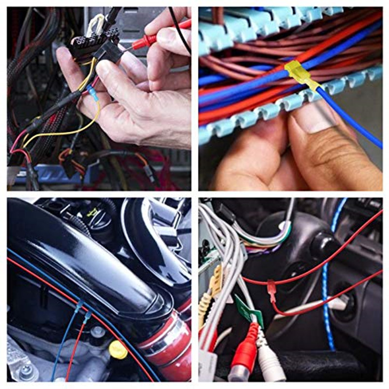 T-Tap Wire Connectors Self- Quick Splice Electrical Wire Terminals ...
