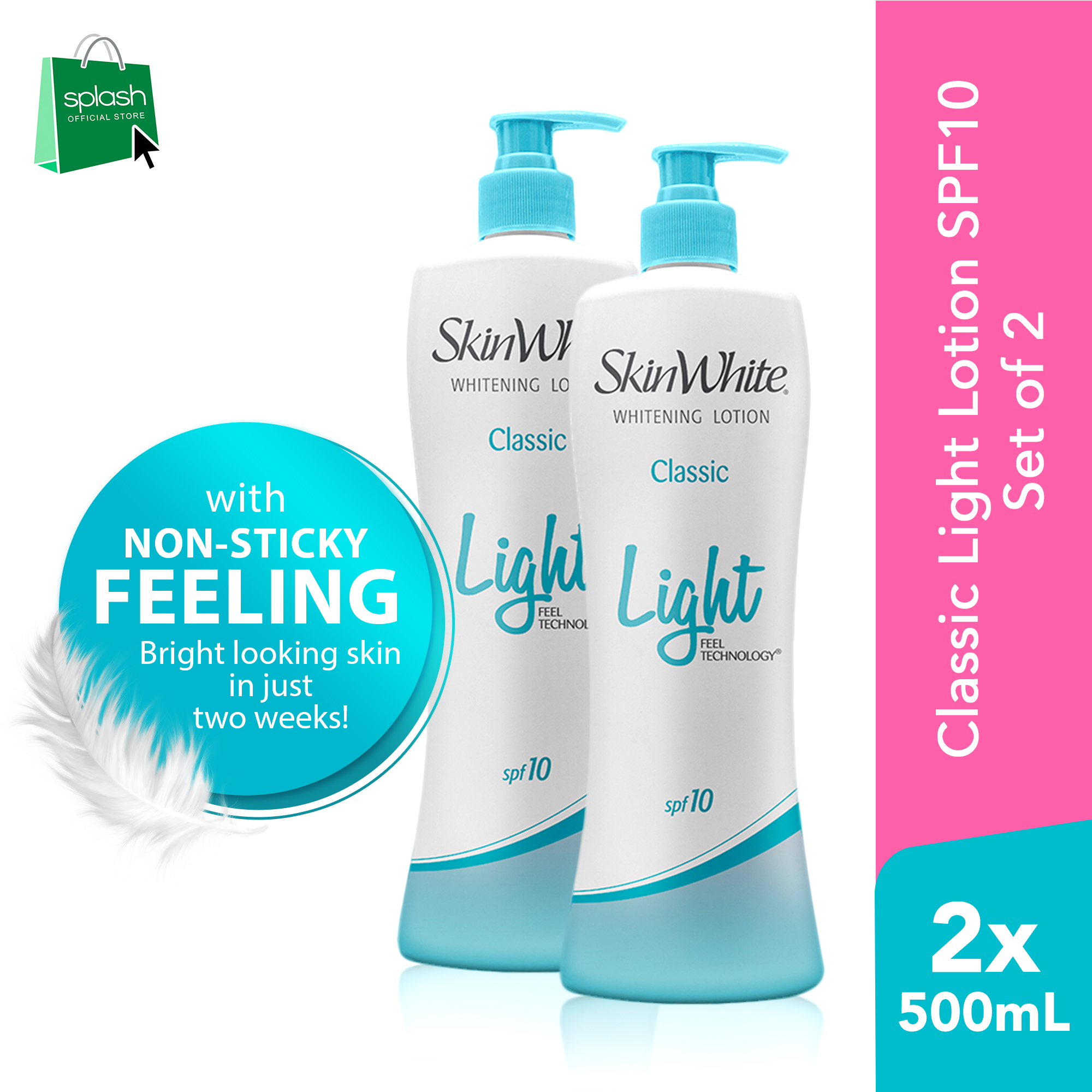 SkinWhite Classic Light SPF10 500ml Lotion set of 2 | Lazada PH