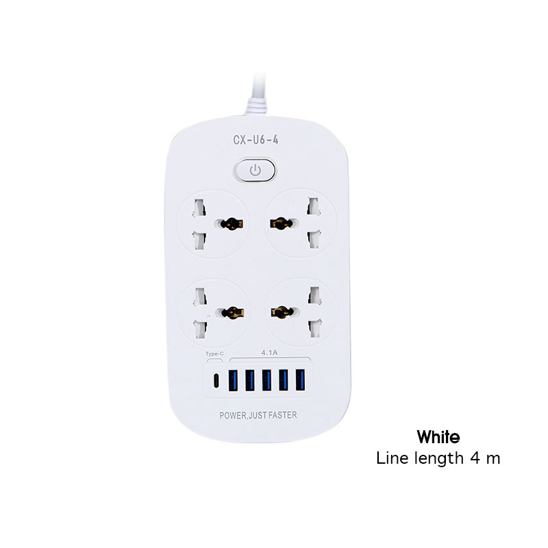 Universal Power Socket Extension With 5 Usb Ports Power Strip Power Socket Electric Sockets