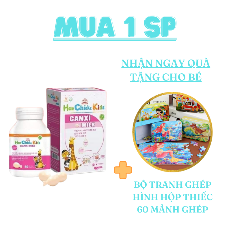 Hae chieko kids canxi milk bổ sung canxi hàm lượng cao cho trẻ nhỏ phát ...