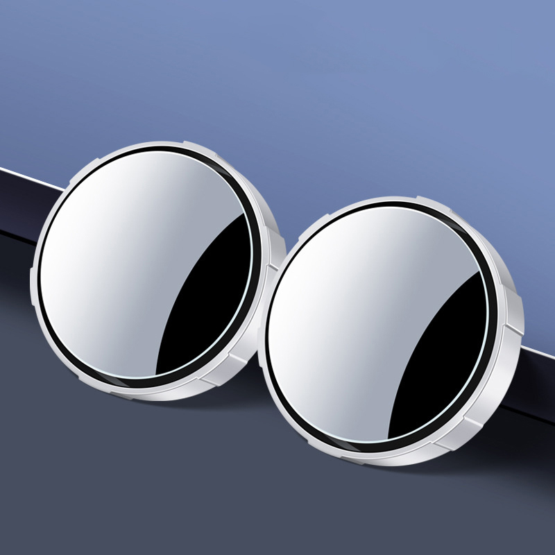 Car Small Round Mirrors Blind Spot Rear View Mirror Auxiliary Reversing ...