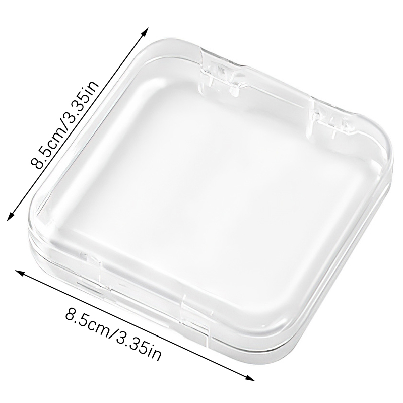 Mini Storage Box Transparent Square Cases For Earring Rings Bracelet ...