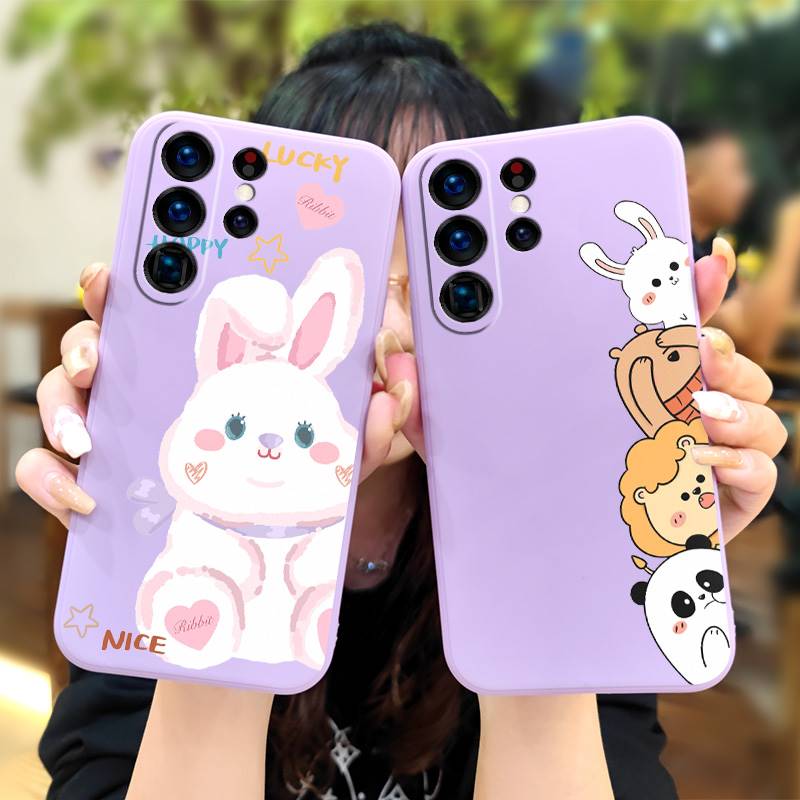 Skin feel silicone Cartoon Phone Case For Samsung Galaxy S25 Ultra ...