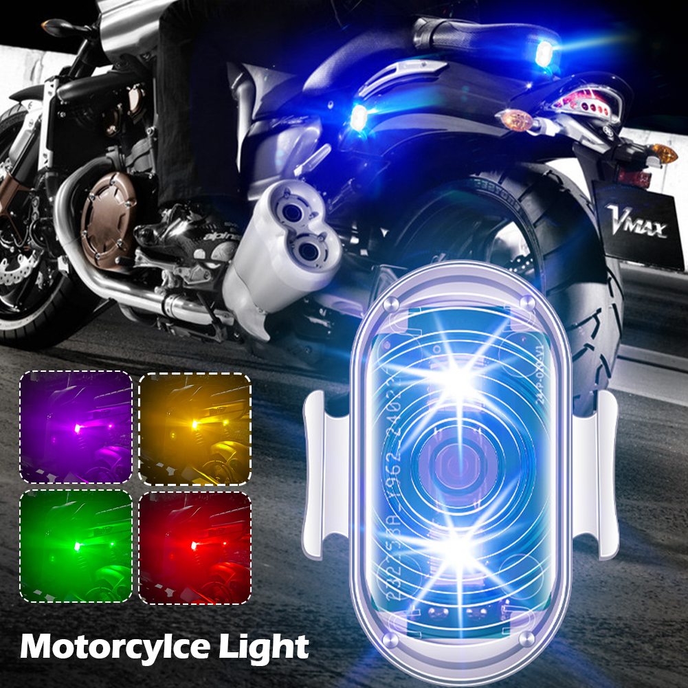 FG Motorcycle Strobe Light Flash Wireless Remote Control LED Anti ...