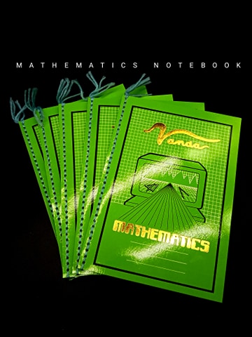 (buy 1 - take 1)Vanda Mathematics Graphing Notebook Spiral Yarn 80 ...