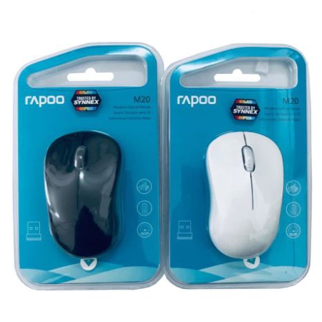 Rapoo M20 Wireless Optical Mouse 2.4GHz เมาส์ออปติคอลไร้สาย 1000 DPI ...