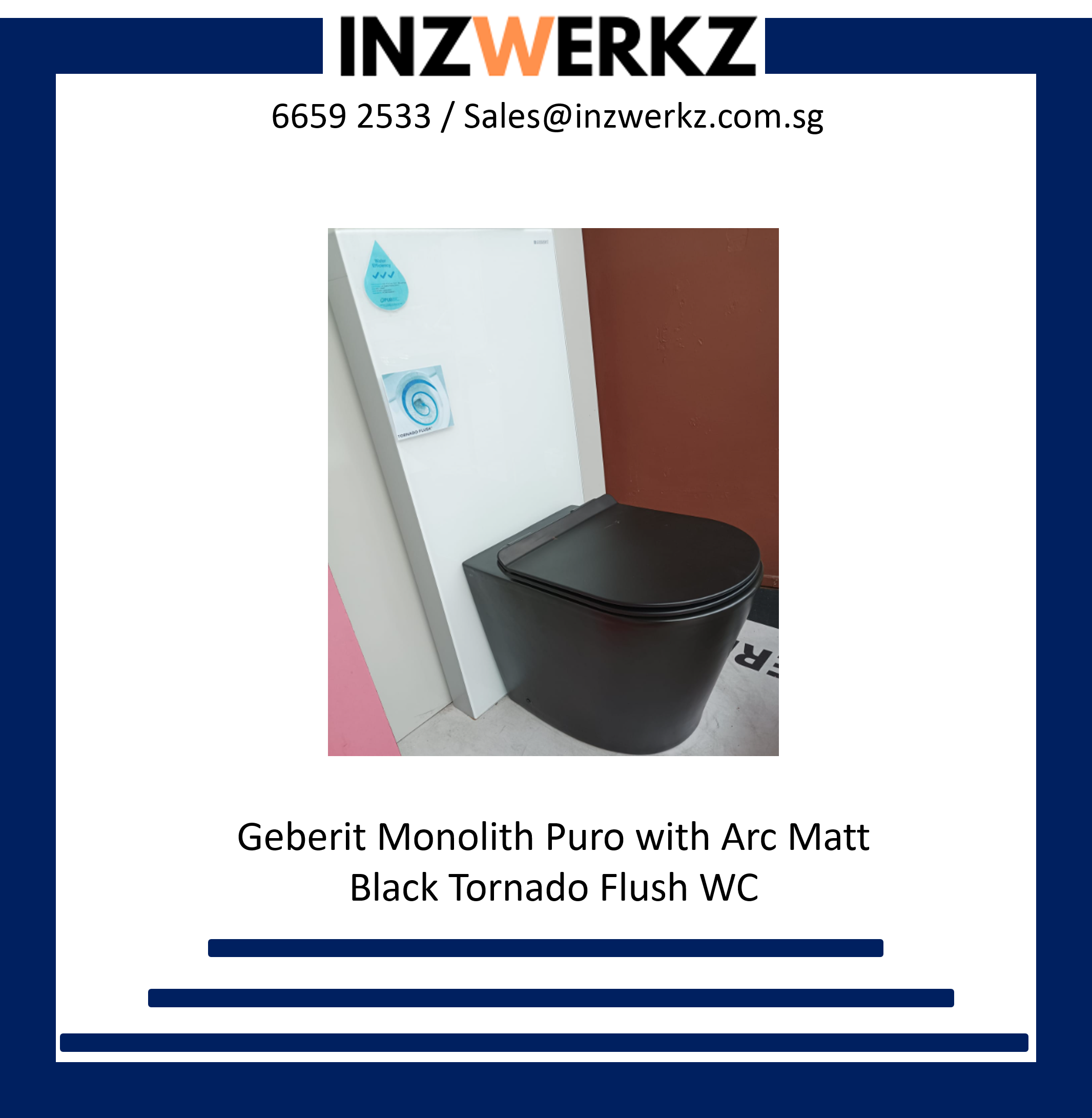 Geberit Monolith Puro with ARC Toilet Bowl | Lazada Singapore