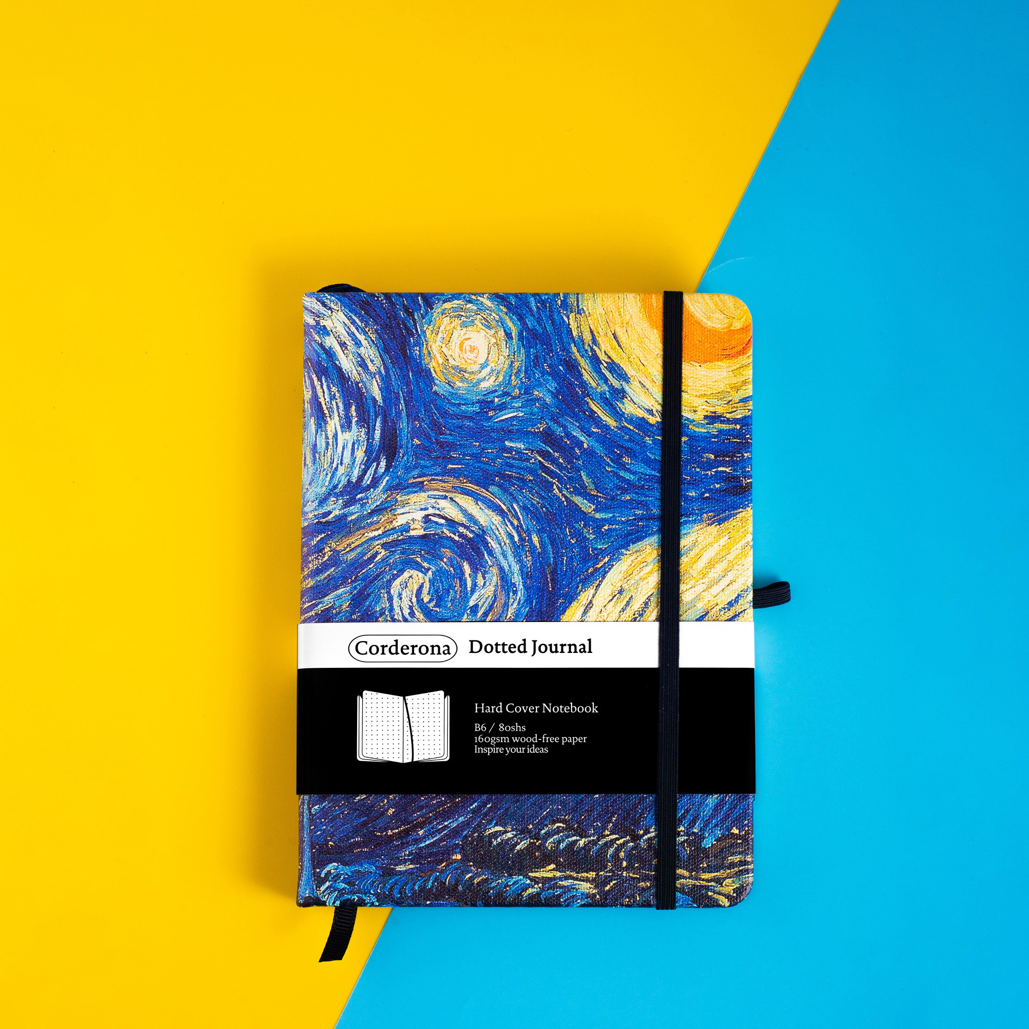 【Special offer】retro Van Gogh Bullet Dotted Journal B6 Notebooks starry ...