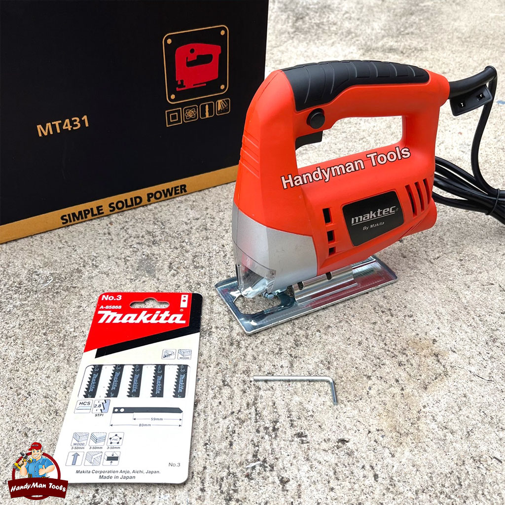 Maktec กบไฟฟ้า 3 นิ้ว รุ่น MT191 กำลัง 580W หน้ากว้าง 82mm + เลื่อยจิ๊ก ...