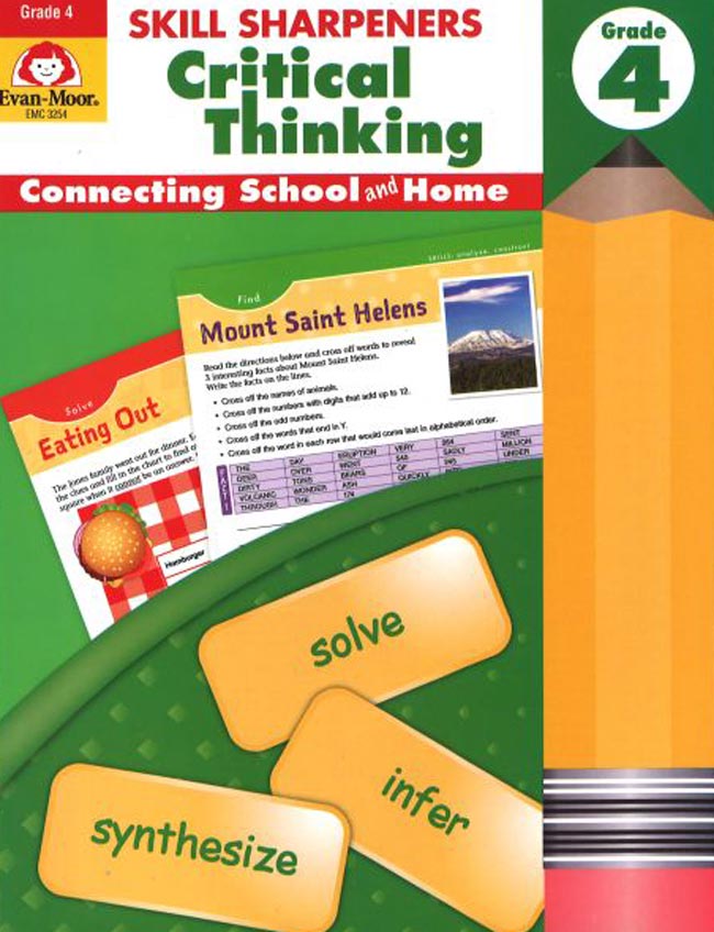 SKILL SHARPENERS: CRITICAL THINKING GRADE 4 (SC) | Lazada Indonesia